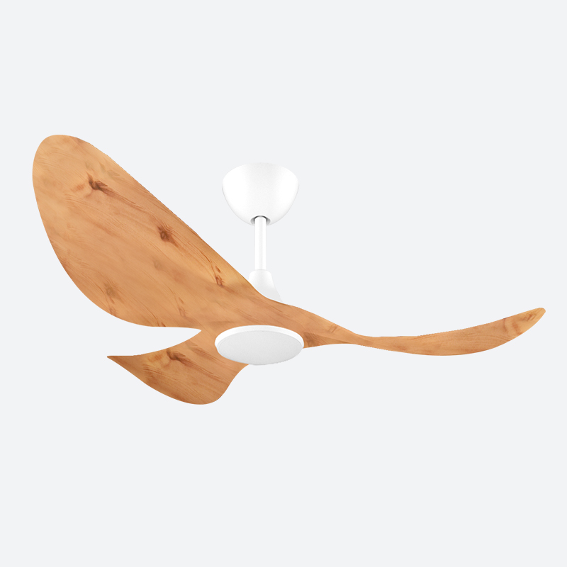 AF37 52'' White Maple Oak Ceiling Fan (With Light) - AerahausFan